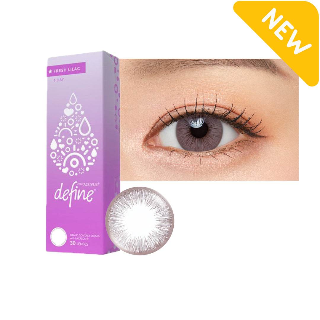 1 Day Acuvue Define Fresh Lilac by Johnson & Johnson – Lensza