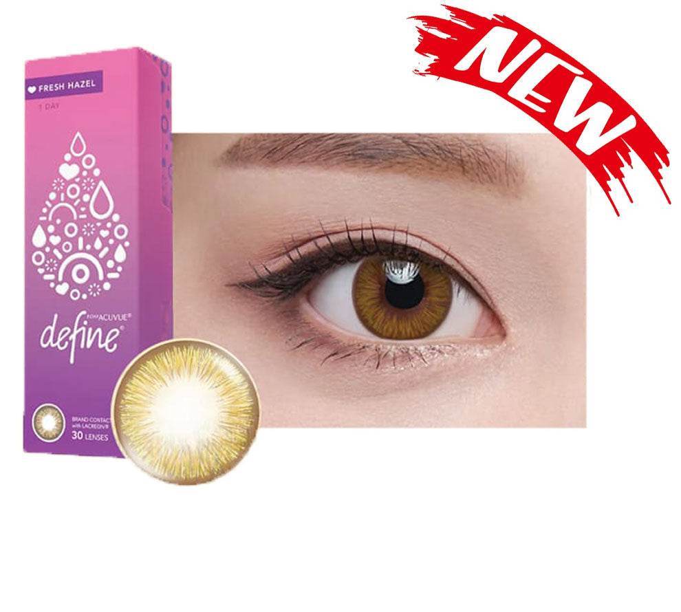 1 Day Acuvue Define Fresh Hazel by Johnson & Johnson – Lensza