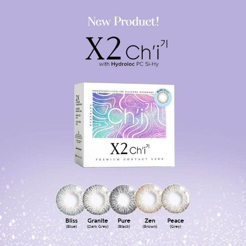 X2 Chi Granite - Dark Grey ( Softlens Premium ) – Lensza